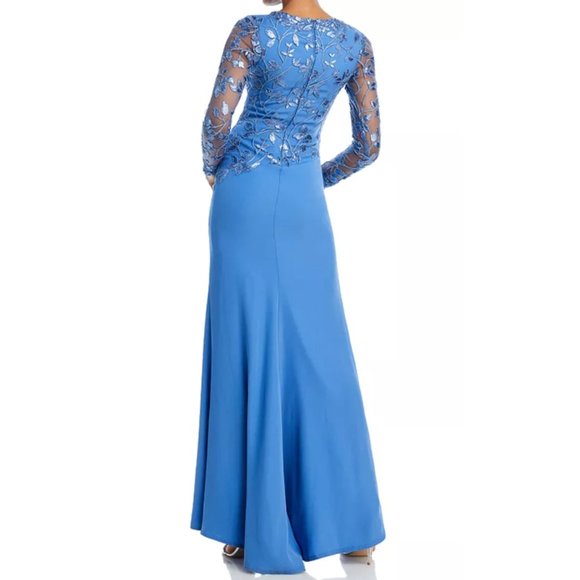 Tadashi Shoji | Dresses | Nwt Tadashi Shoji Long Sleeve Sequined Lace ...